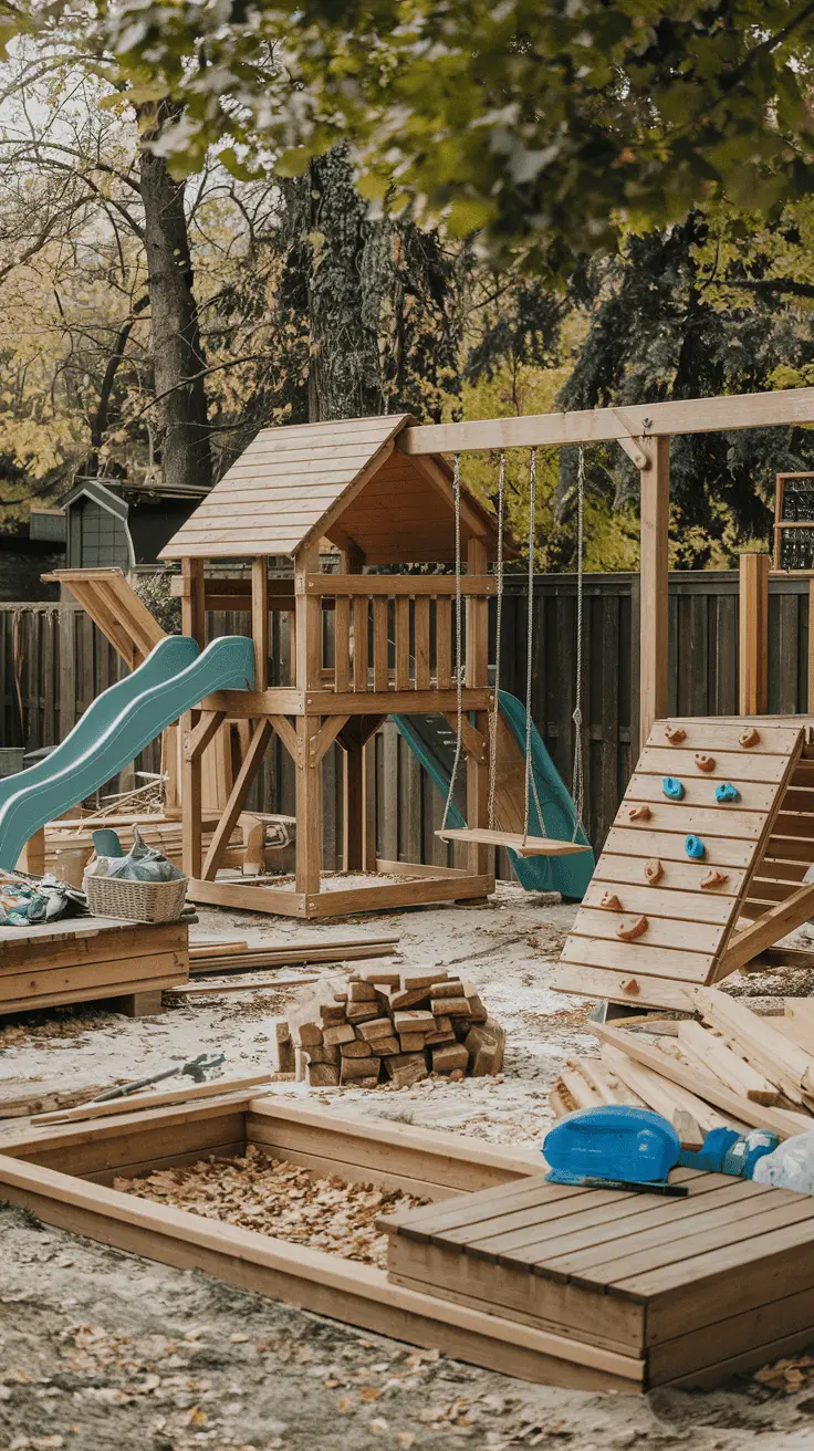 10 backyard play area ideas for kids - Jusifying Fun | Gymnastics ...