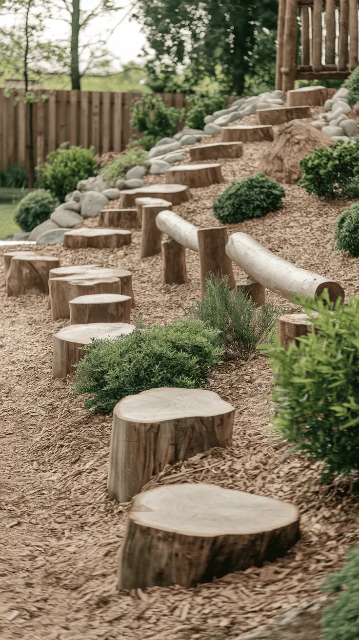 10 Sloped Backyard Design Ideas with a Playground - Jusifying Fun ...