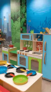 10 Creative Kitchen Playroom Ideas for Kids - Jusifying Fun ...