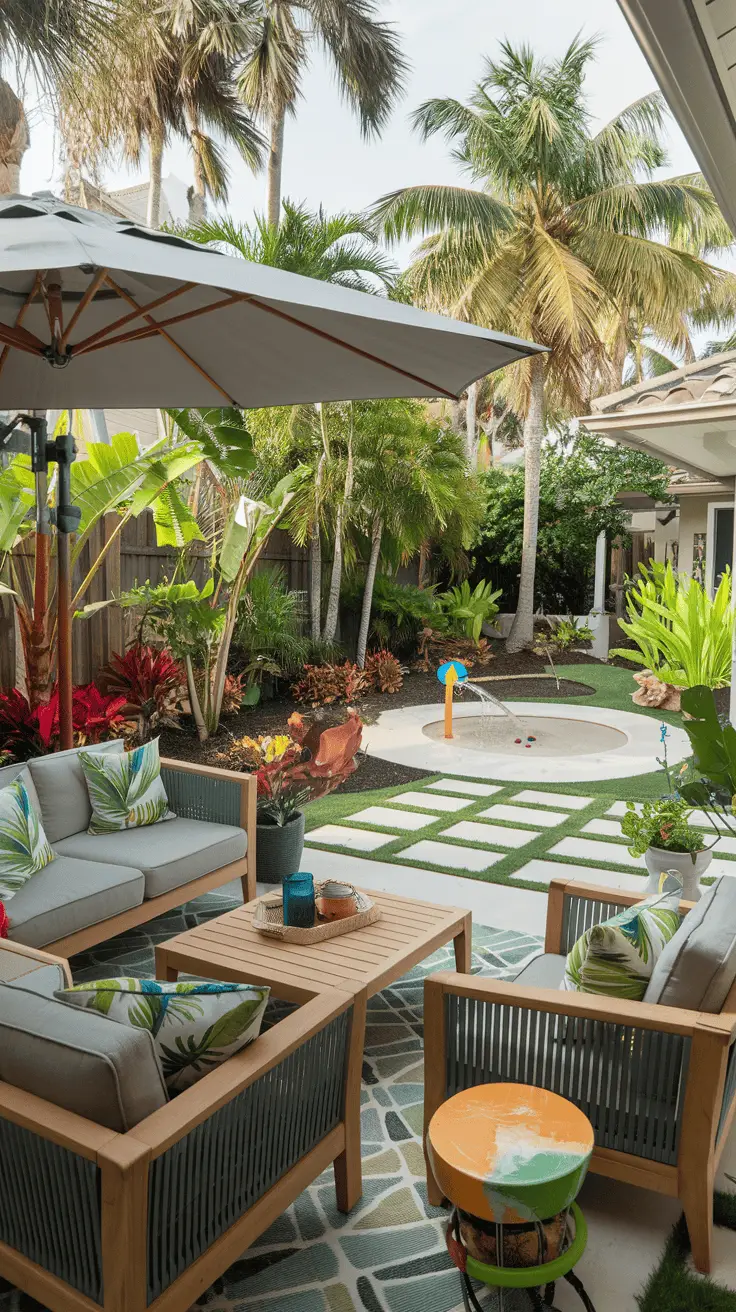10+ Family Backyard Paradise Design Ideas - Jusifying Fun | Gymnastics ...