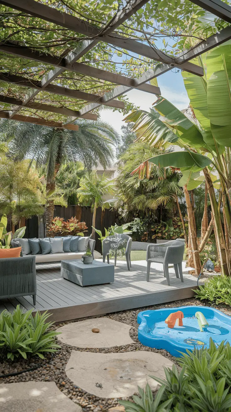 10+ Family Backyard Paradise Design Ideas - Jusifying Fun | Gymnastics ...