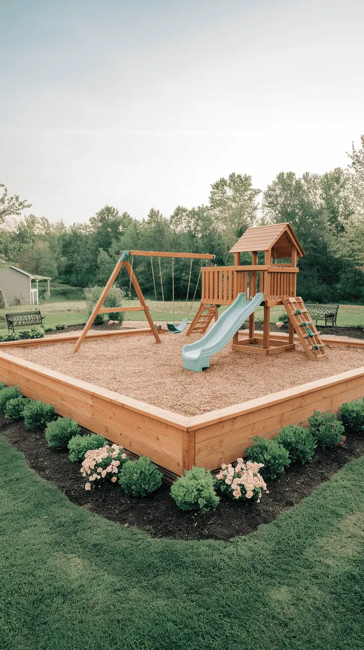 10+ Family Backyard Paradise Design Ideas - Jusifying Fun | Gymnastics ...
