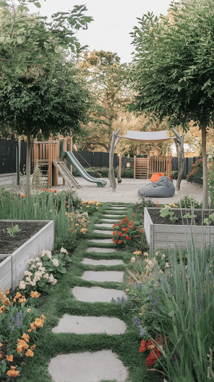 10+ Family Backyard Paradise Design Ideas - Jusifying Fun | Gymnastics ...