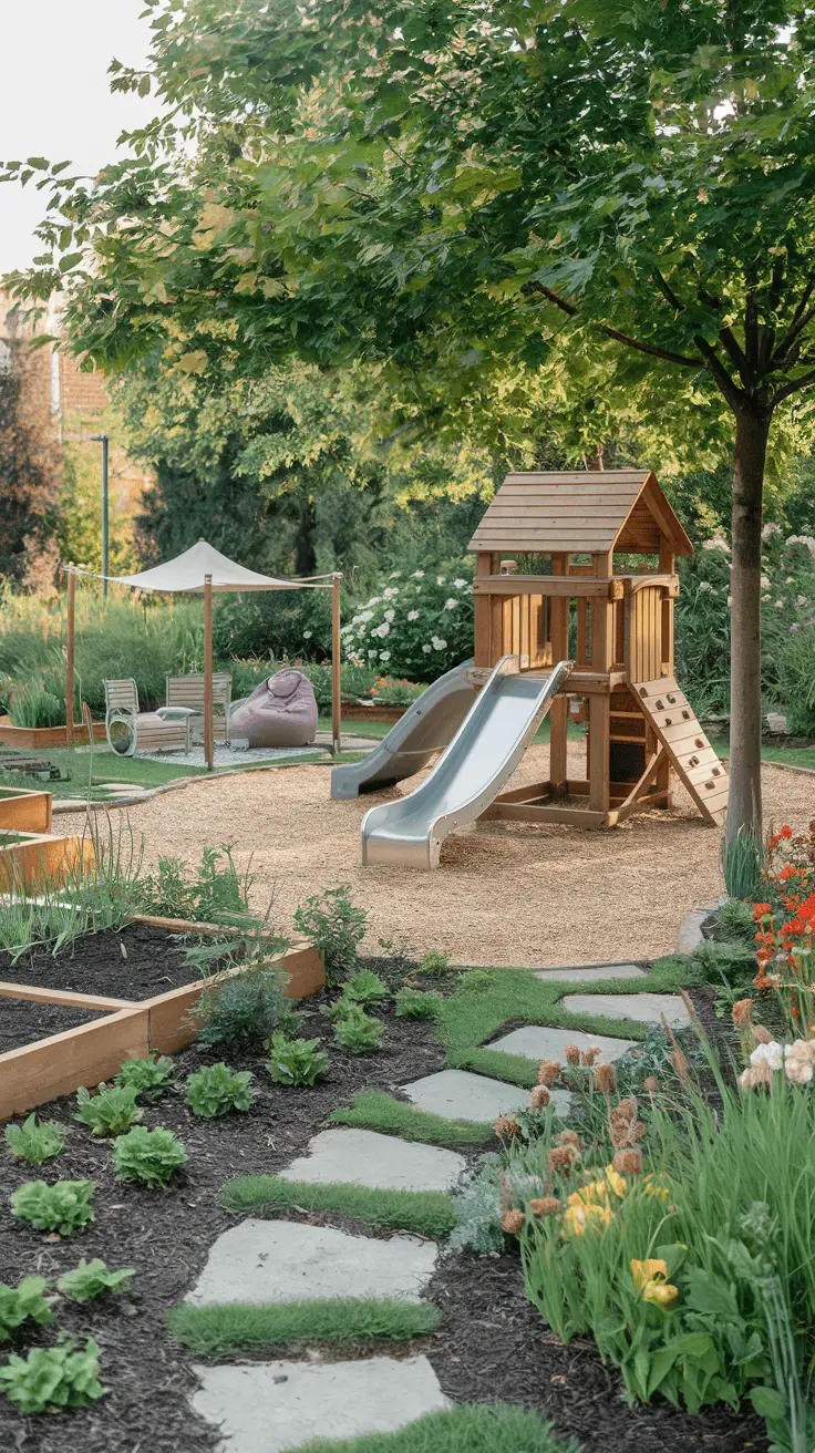 10+ Family Backyard Paradise Design Ideas - Jusifying Fun | Gymnastics ...