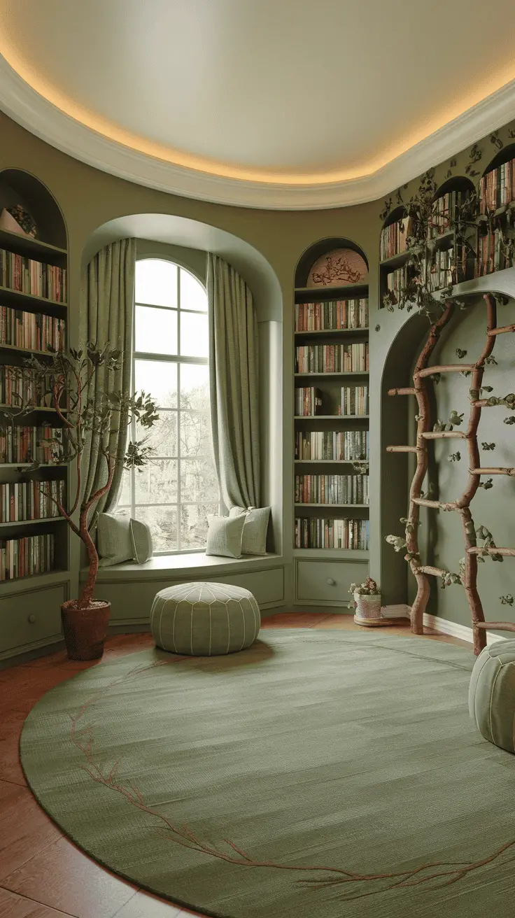10+ Kids Magical Home Library Room Designs - Jusifying Fun | Gymnastics ...