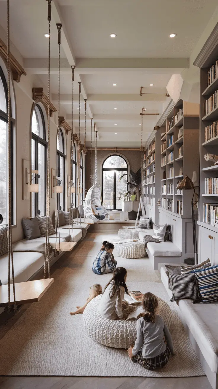 10+ Kids Magical Home Library Room Designs - Jusifying Fun | Gymnastics ...