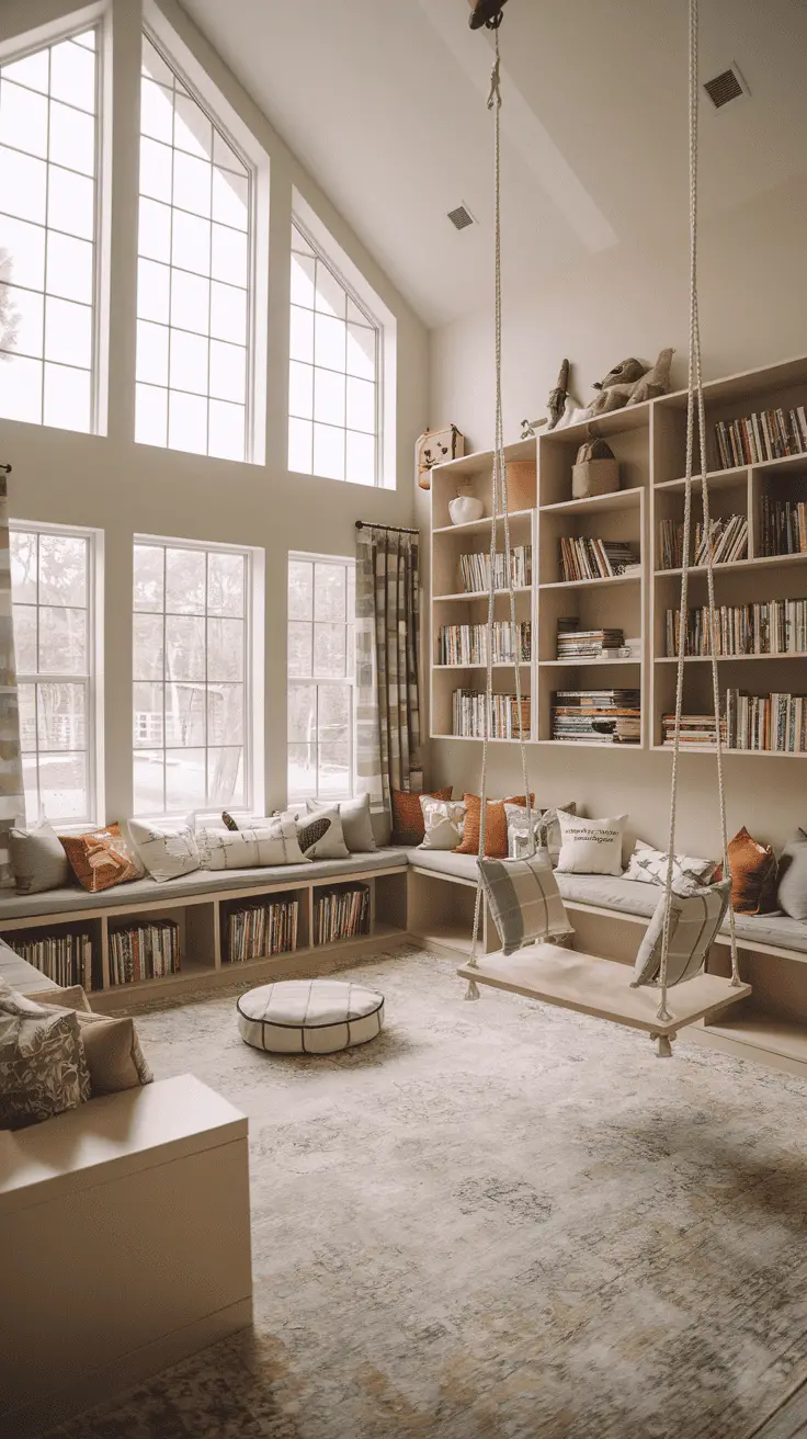 10+ Kids Magical Home Library Room Designs - Jusifying Fun | Gymnastics ...