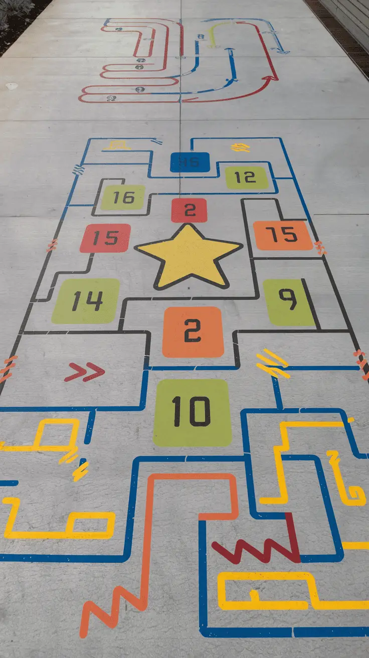 10+ Creative Playground Painting Ideas - Jusifying Fun | Gymnastics ...