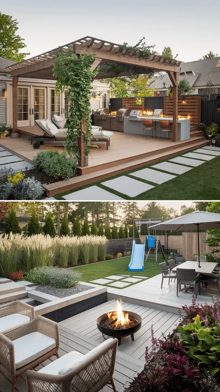 10+ Big Backyard ideas for families - Jusifying Fun | Gymnastics | Toys | backyard play