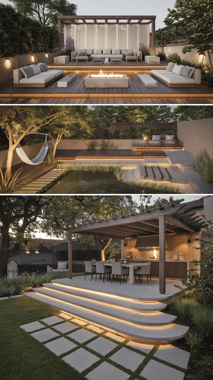 5+ Multi-Level Backyard Design Ideas for Families - Jusifying Fun ...