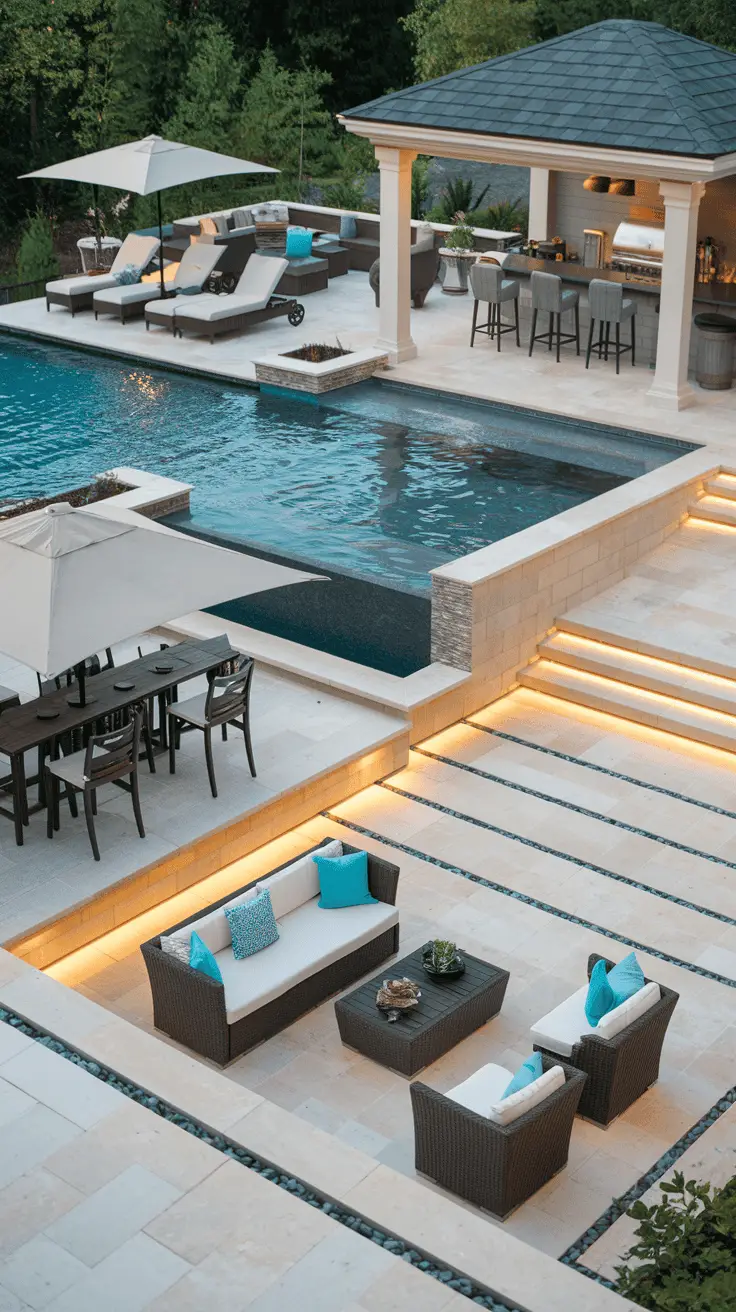 5+ Multi-Level Backyard Design Ideas for Families - Jusifying Fun ...