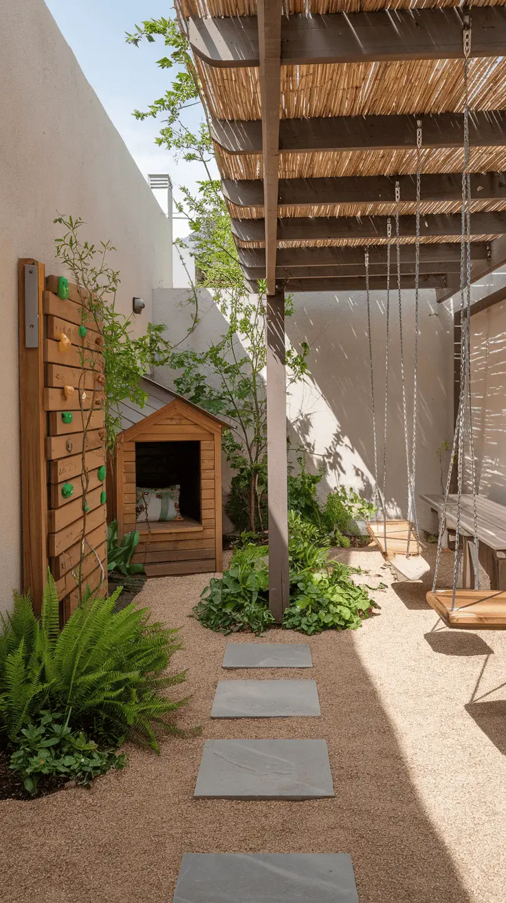 10 Natural Wooden Play Area Backyard Design Ideas for an Outdoor ...