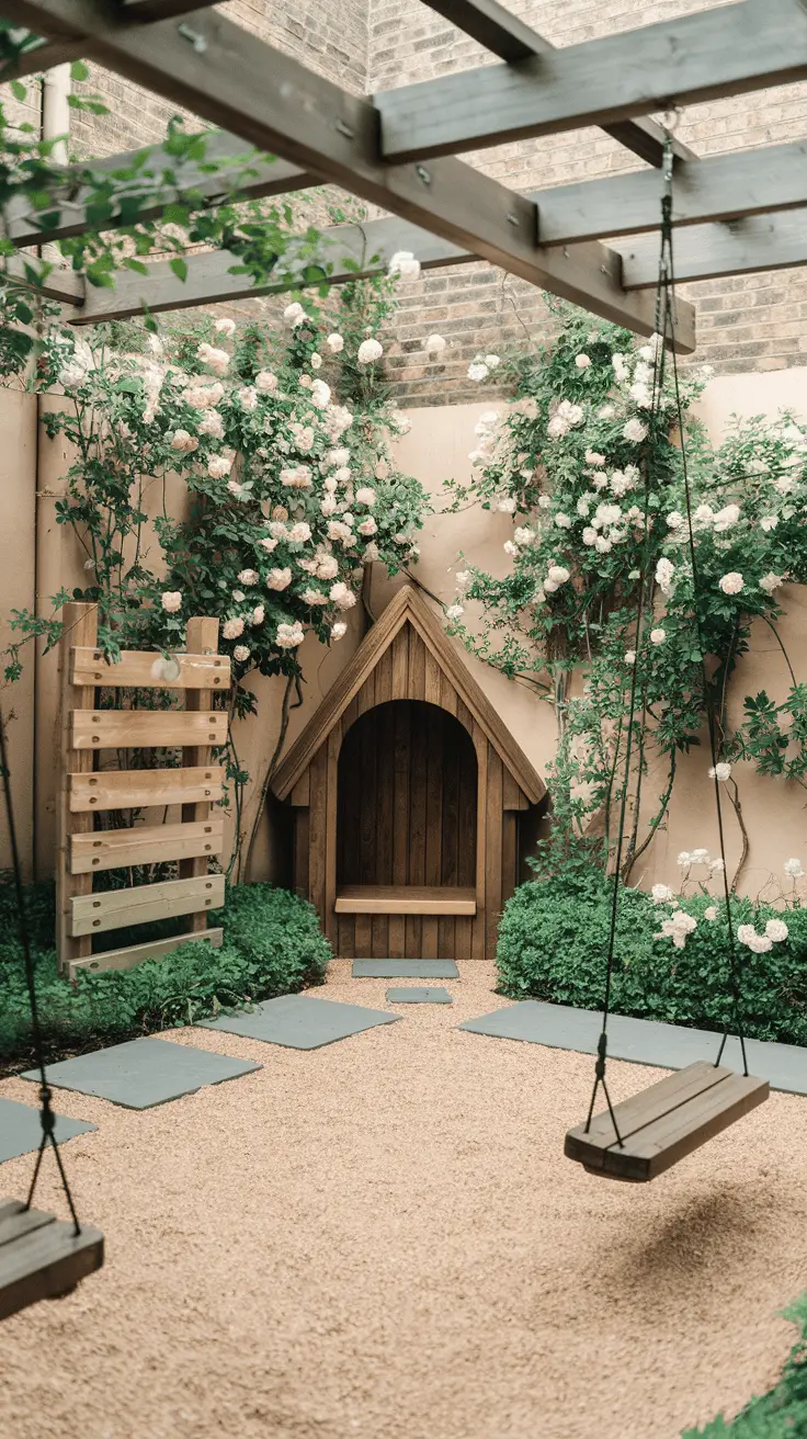 10 Natural Wooden Play Area Backyard Design Ideas for an Outdoor ...