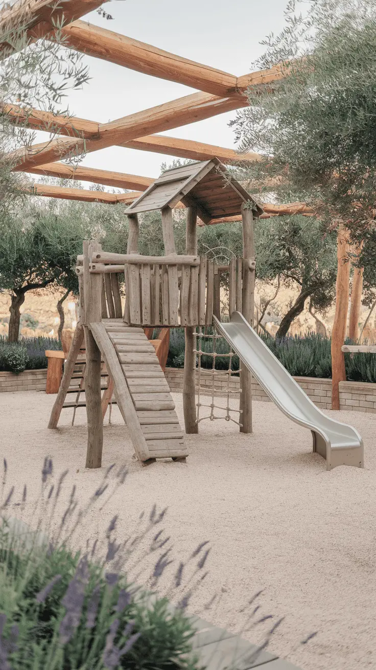 10 Natural Wooden Play Area Backyard Design Ideas for an Outdoor ...
