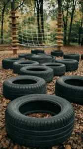 10+ Creative Tire Playground Ideas for Endless Outdoor Fun - Jusifying ...