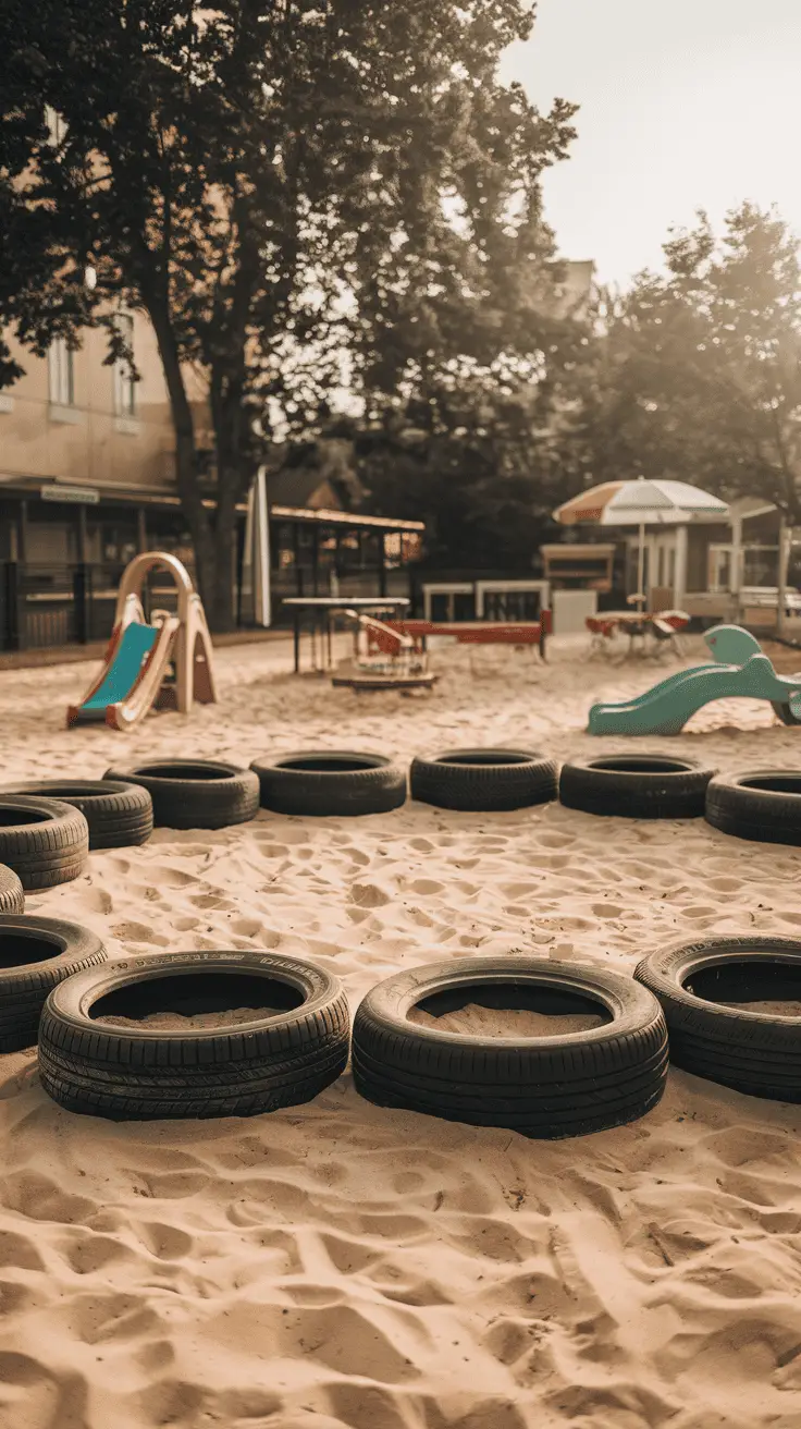 10+ Creative Tire Playground Ideas for Endless Outdoor Fun - Jusifying ...