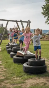 10+ Creative Tire Playground Ideas for Endless Outdoor Fun - Jusifying ...