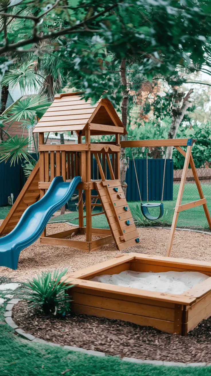10+ Budget Play Area Design Ideas for a Family Backyard - Jusifying Fun ...
