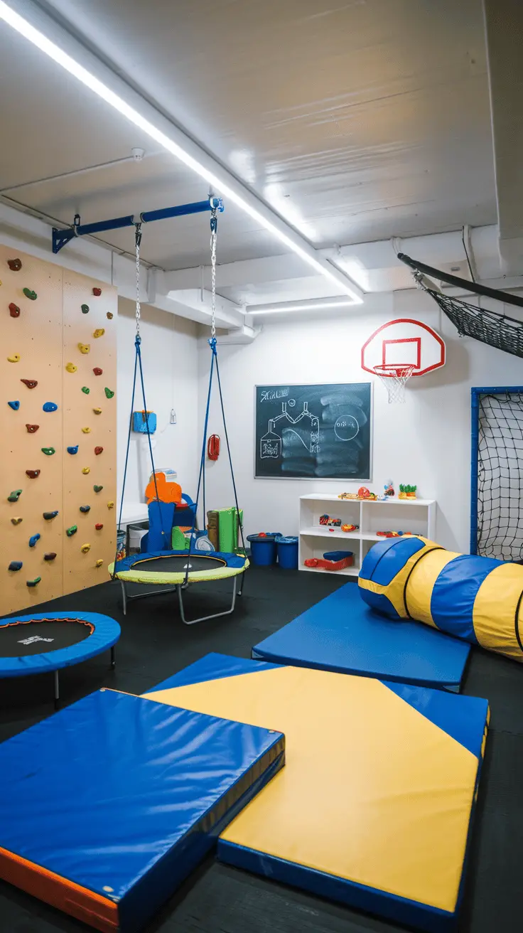 Creative Basement Playroom Ideas for 2025 - Jusifying Fun | Gymnastics ...