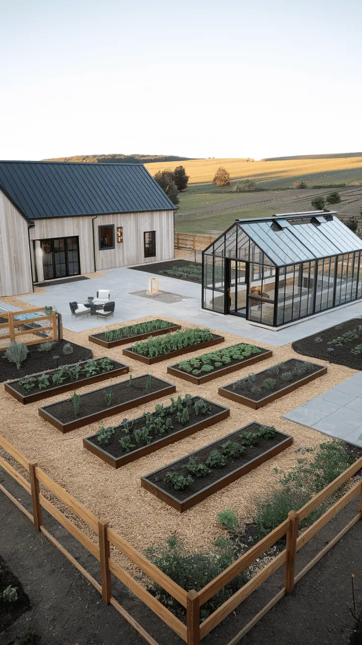 10 Family Homestead Design Ideas with a Vegetable Garden - Jusifying ...