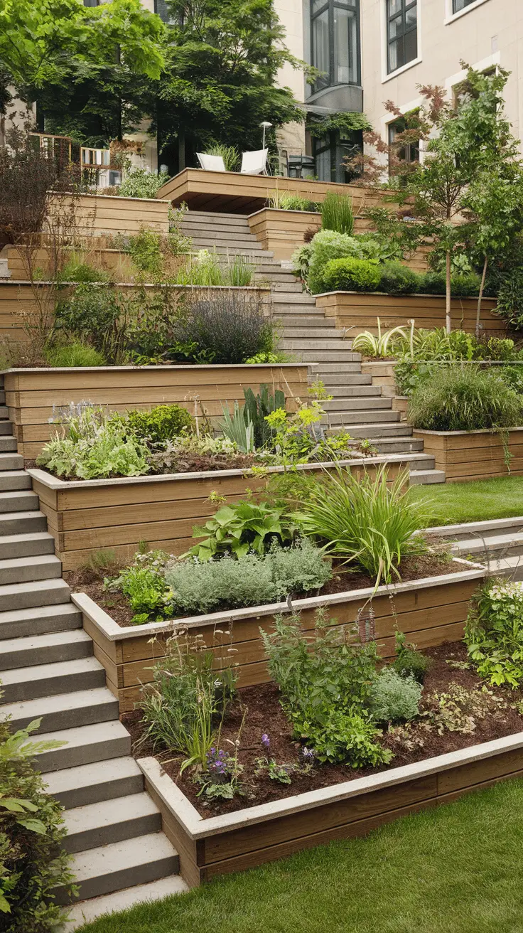 10+ Sloping Garden Ideas for a Steep Family Backyard - Jusifying Fun ...