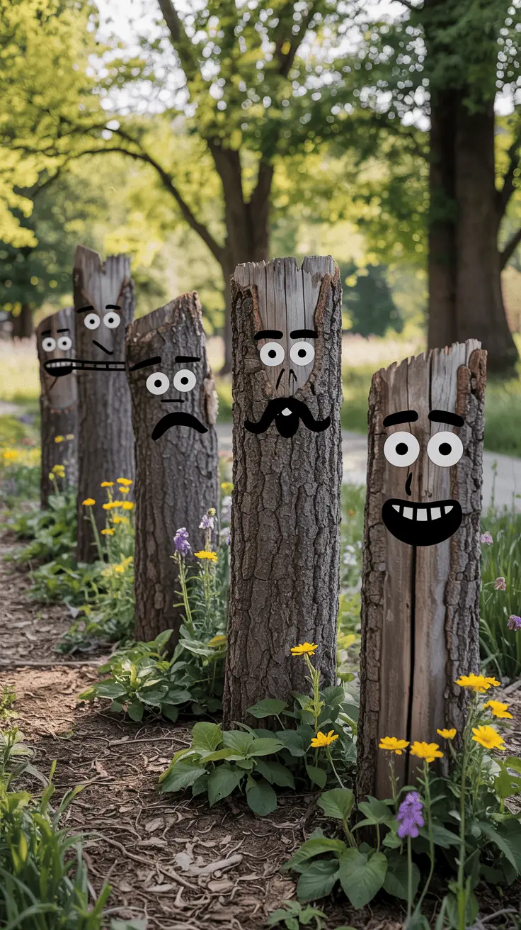 10 Ways to Decorate Tree Stumps for a Fun Family Yard - Jusifying Fun ...