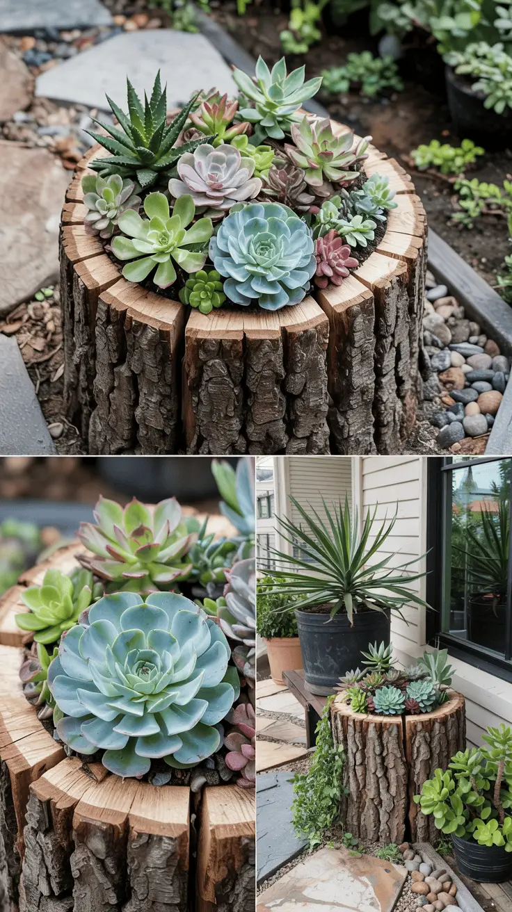 10 Ways to Decorate Tree Stumps for a Fun Family Yard - Jusifying Fun ...