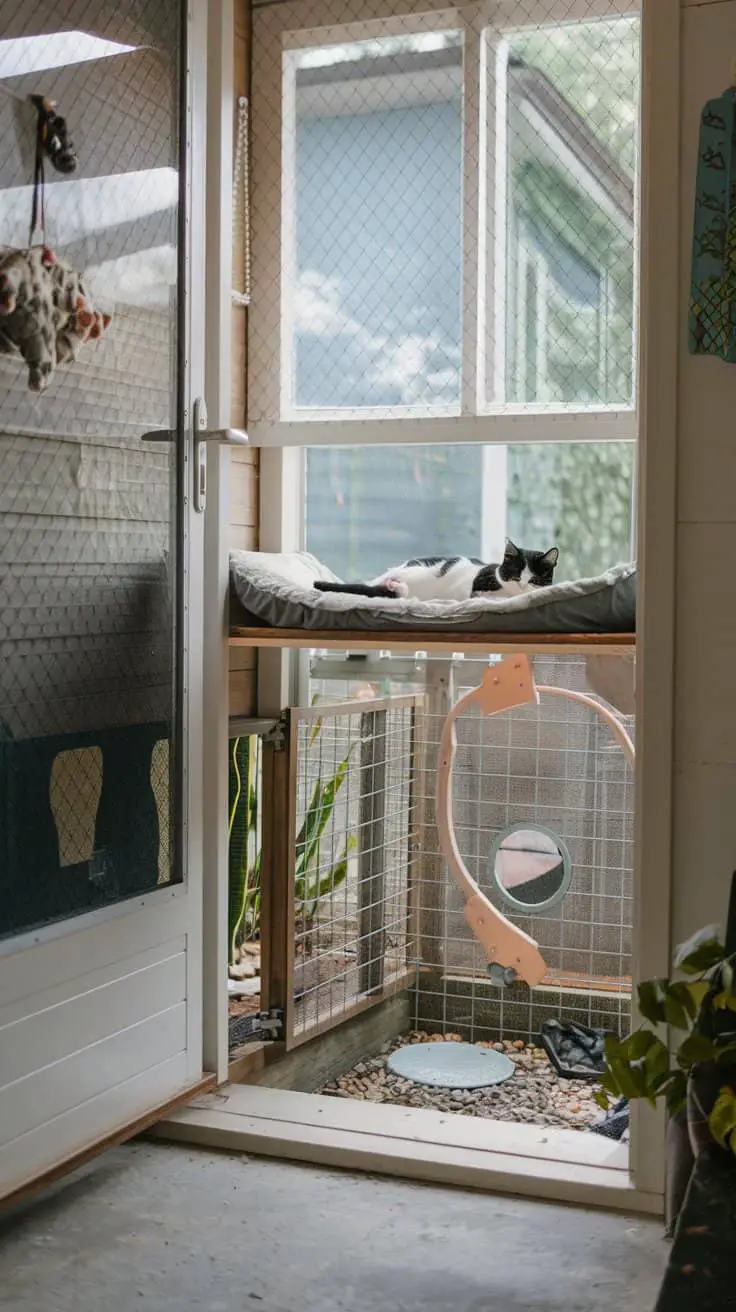 10+ Cat Hideout and Outdoor Cat Enclosure Ideas for Family Backyards - Jusifying Fun ...