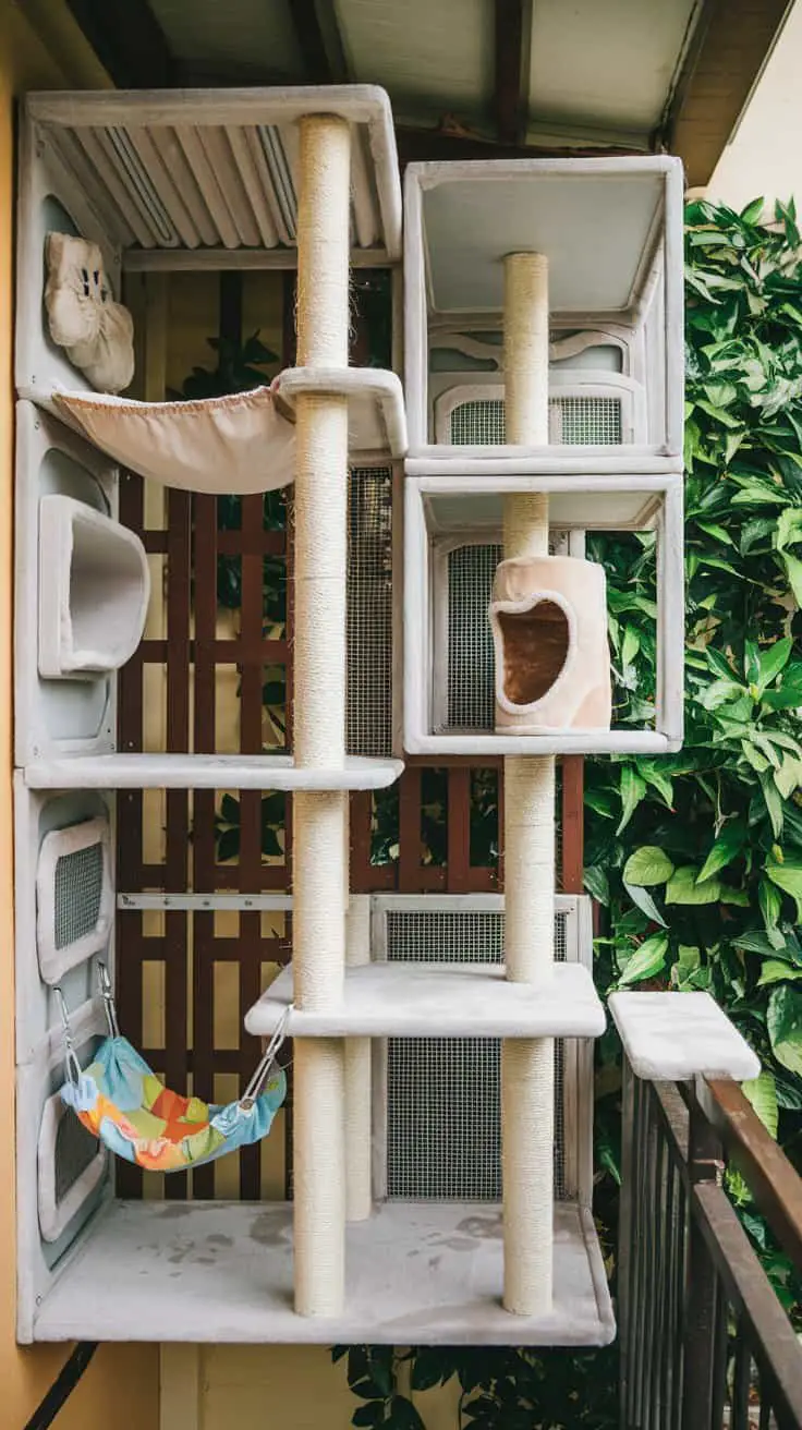 10+ Cat Hideout and Outdoor Cat Enclosure Ideas for Family Backyards - Jusifying Fun ...